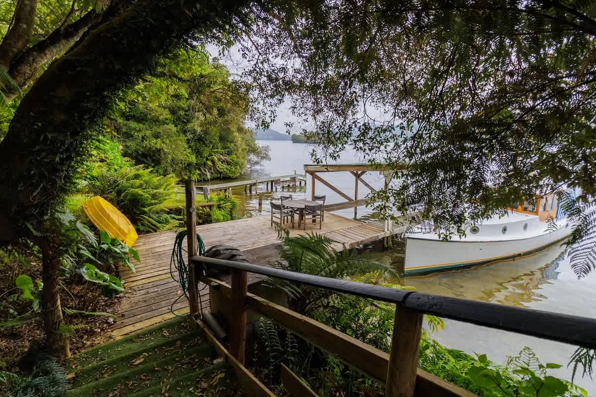 The Lake House | Stunning Views + Private Jetty | Okere Falls | InnList ...