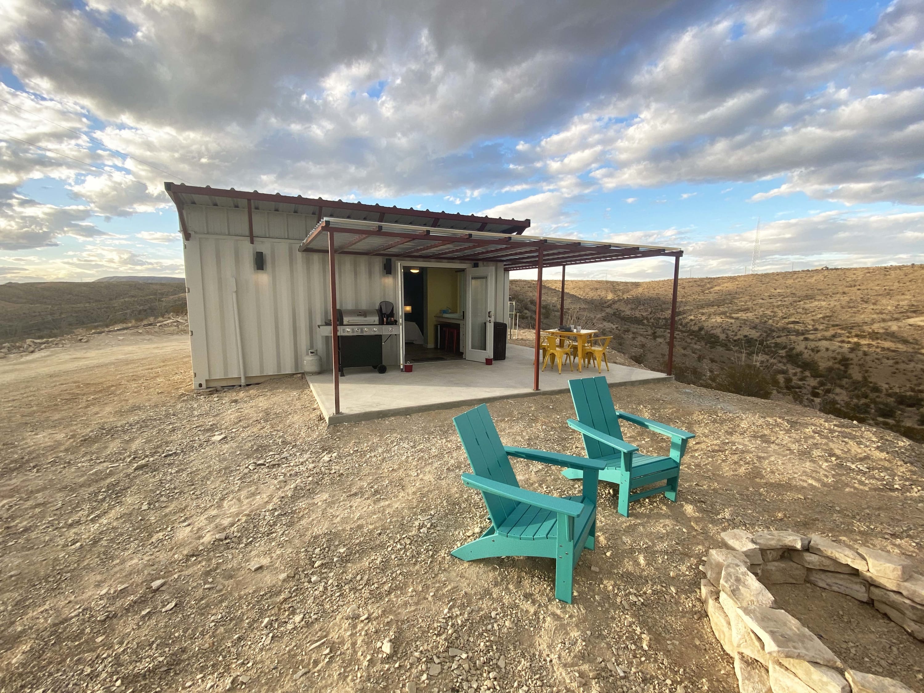 Fossil Knob Ridge -Quicksilver: Ultra Modern Container Home | Terlingua ...