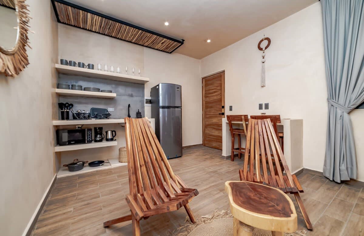Private Downtown Studio With Rooftop Pool - Tulum