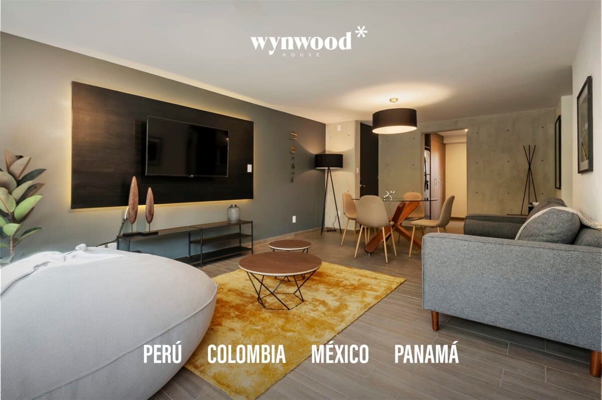 W* | Refined 2br W/ Balcony In Parque España - 墨西哥
