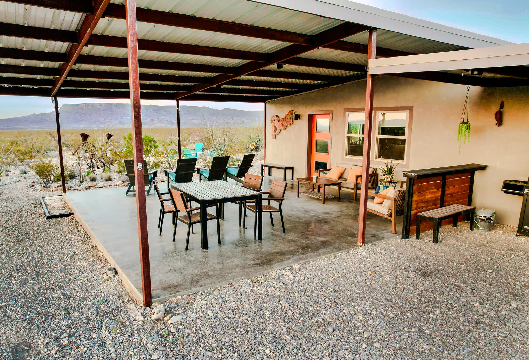 Javelina Hideout: Modern eco-friendly private home | Terlingua | Big ...