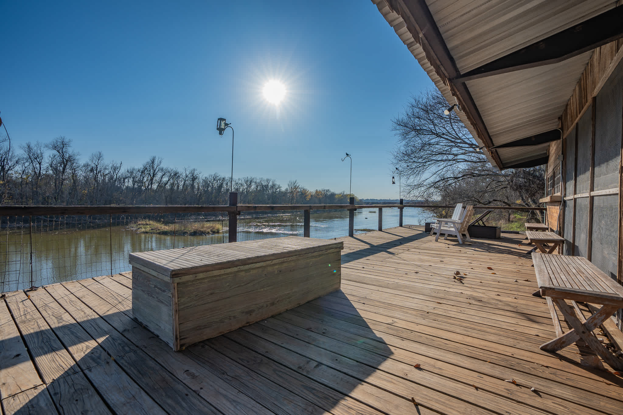 Waco Rustic Boat House, River Fishing, Sunset Views | Satin | Moon ...