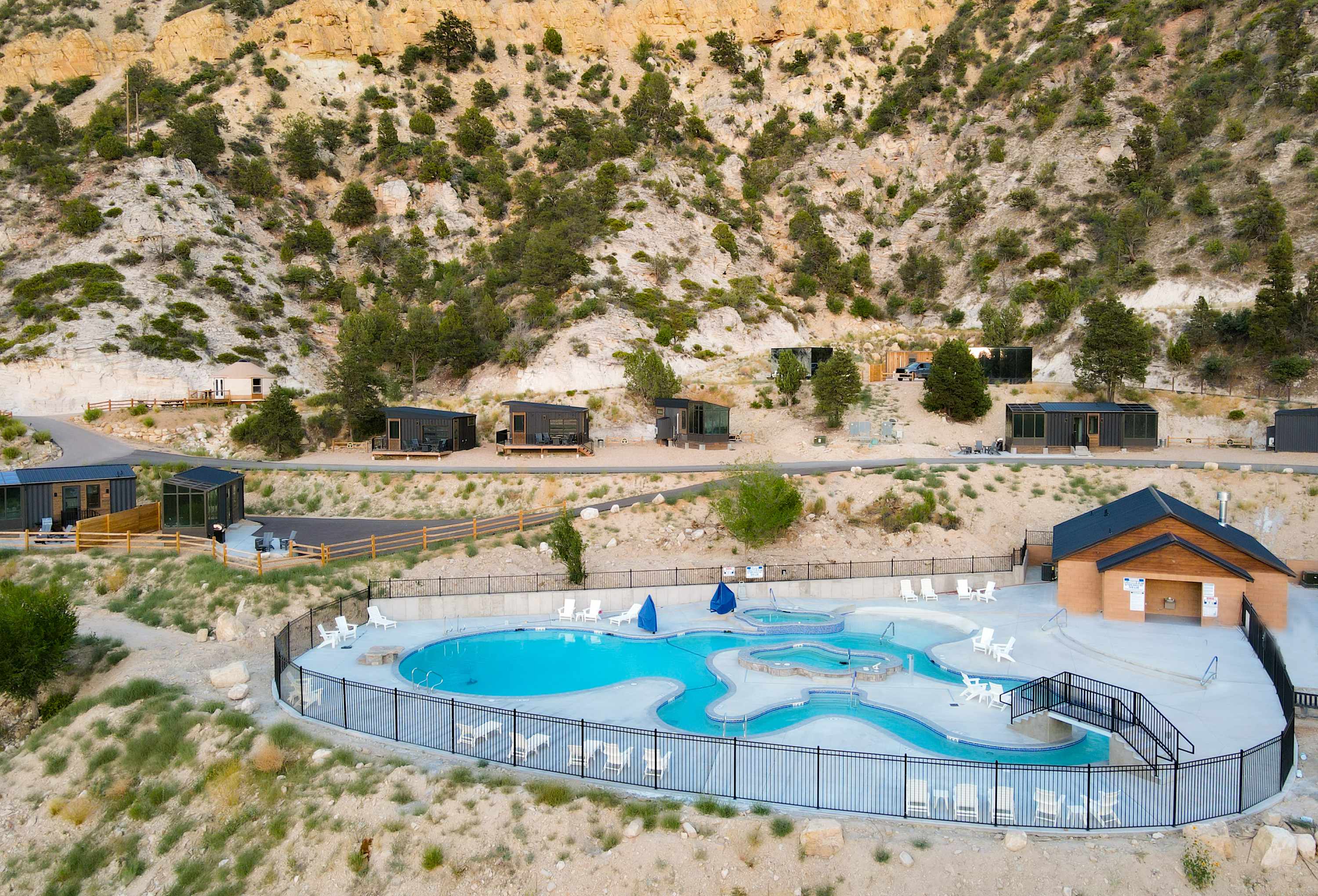 Yurt-Sunset Views, Resort Pools, near Zion & Bryce | Orderville | East Zion Resort