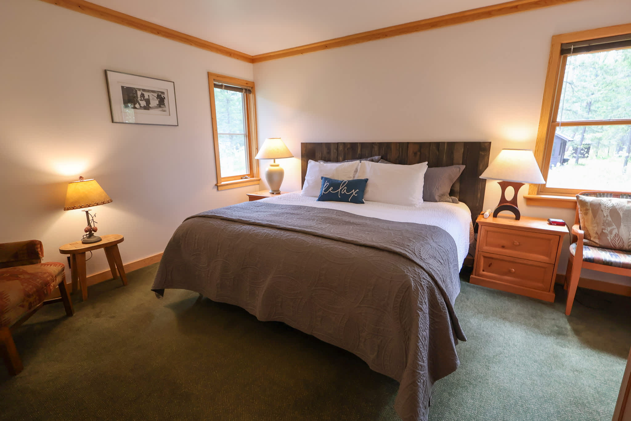 Happy Pines 2BR Cabin w/ King & Twin Beds | Mazama | The Inn at Mazama ...