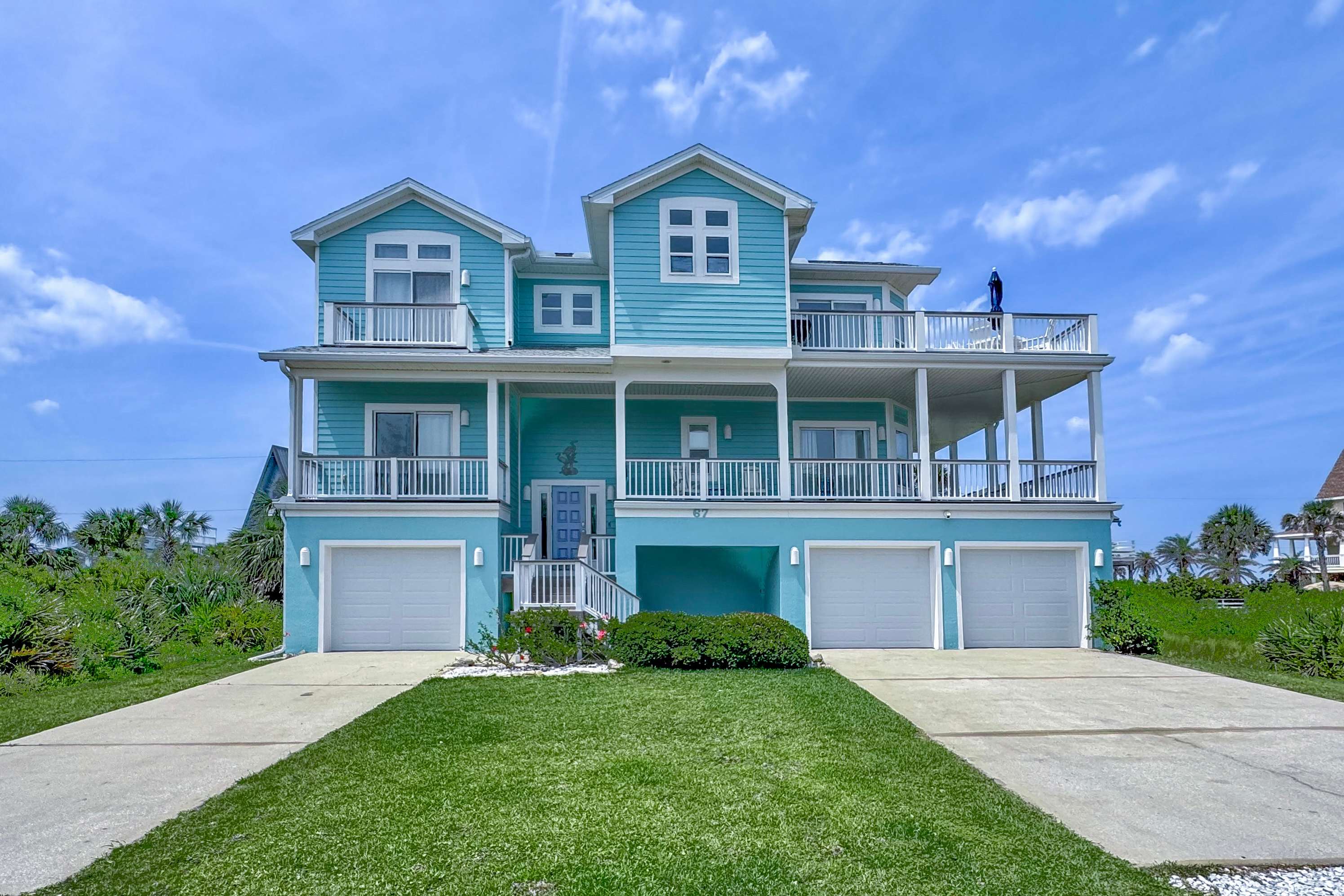 Beachfront 5BR Home with Ocean Views | Palm Coast | Virtual Homes Realty
