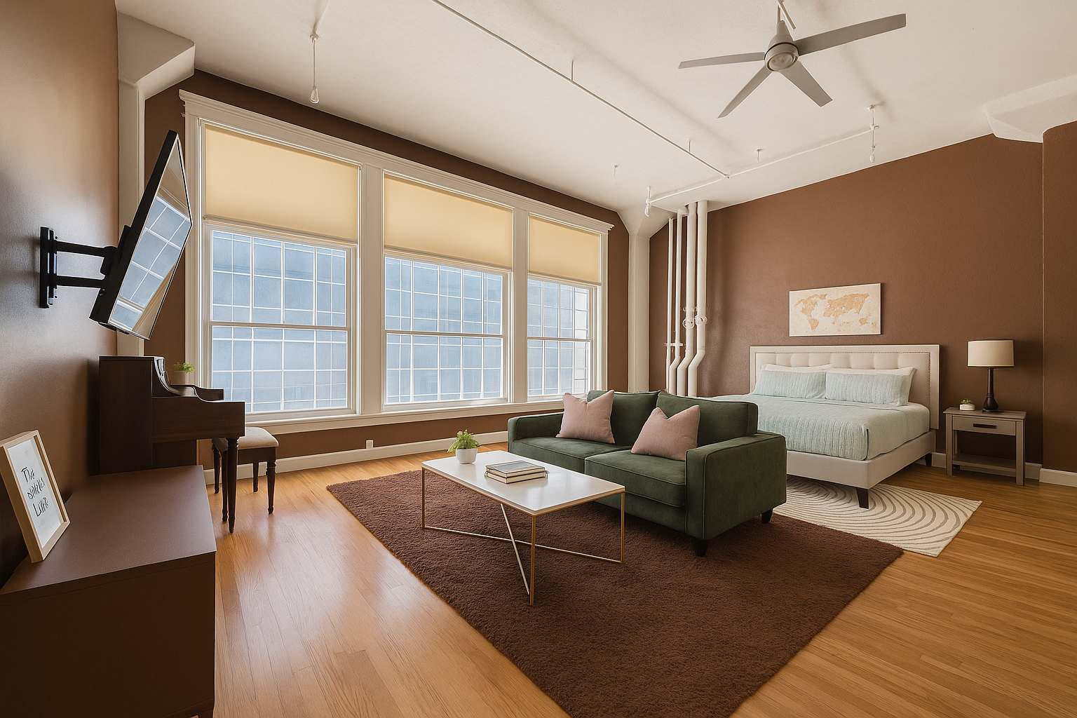 Spacious Studio With Acoustic Piano - Unique And Inviting Retreat - Dallas