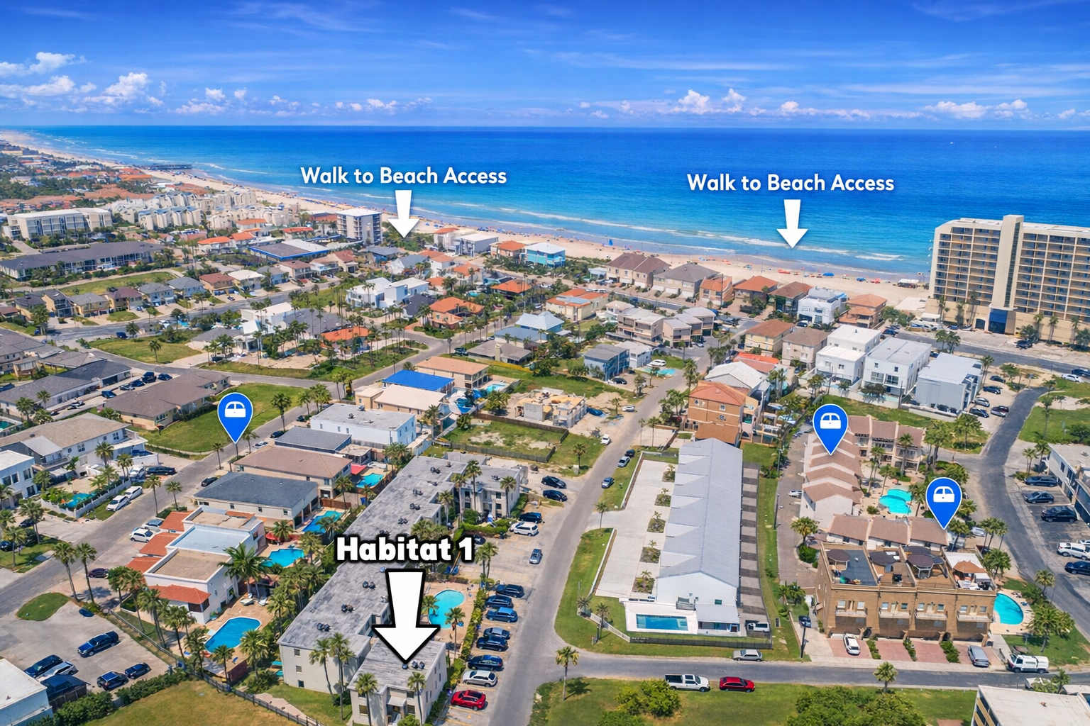 Ground Floor 2br, No Stairs, Pets Ok, Beach Spi - South Padre Island, TX
