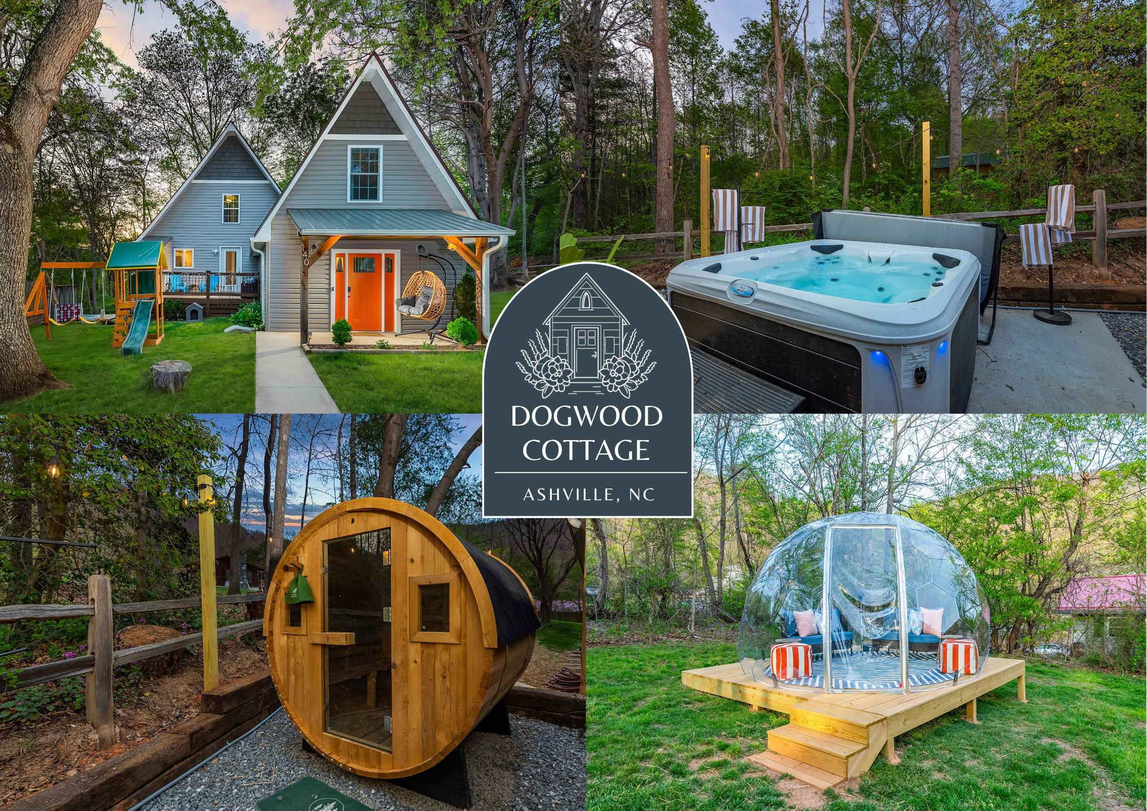 New! Stargazing Dome • Hot Tub • Sauna • Firepit - Asheville, NC