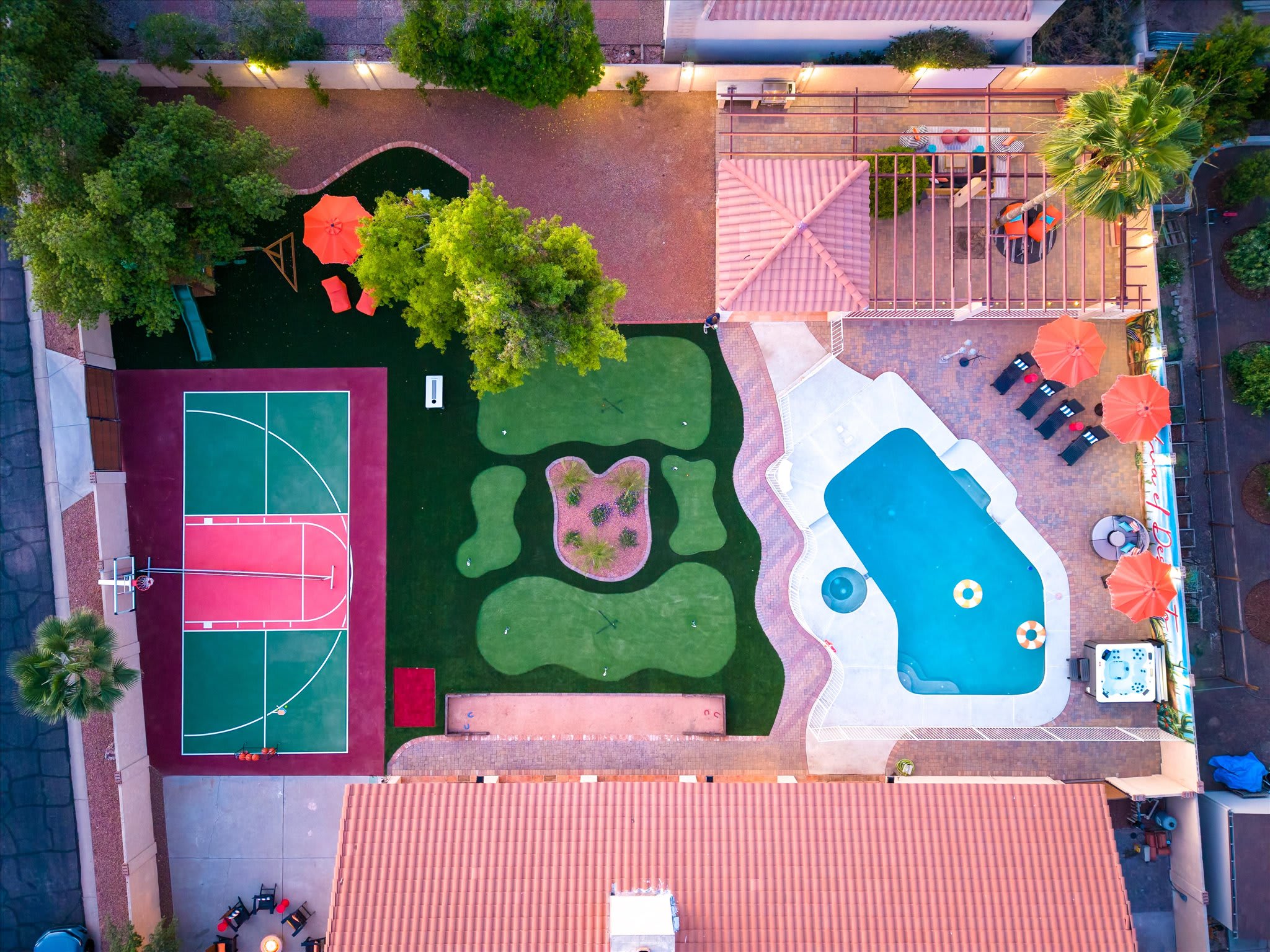 Paradise Lane | Pool - Hot Tub - Sports Court - Phoenix, AZ