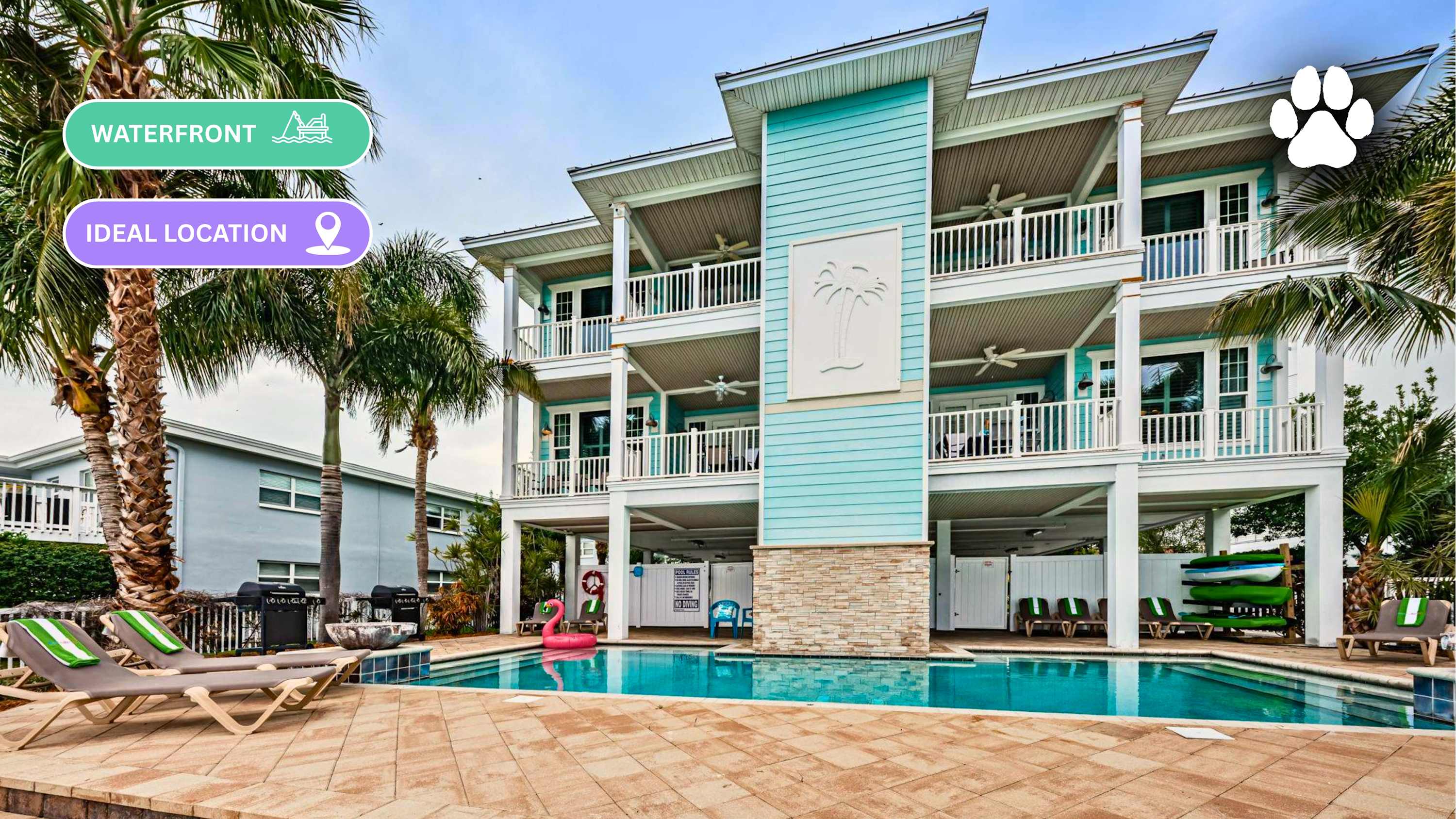 Treasure Trove Waterfront Cove  In Treasure Island - January Specials! - Treasure Island, FL