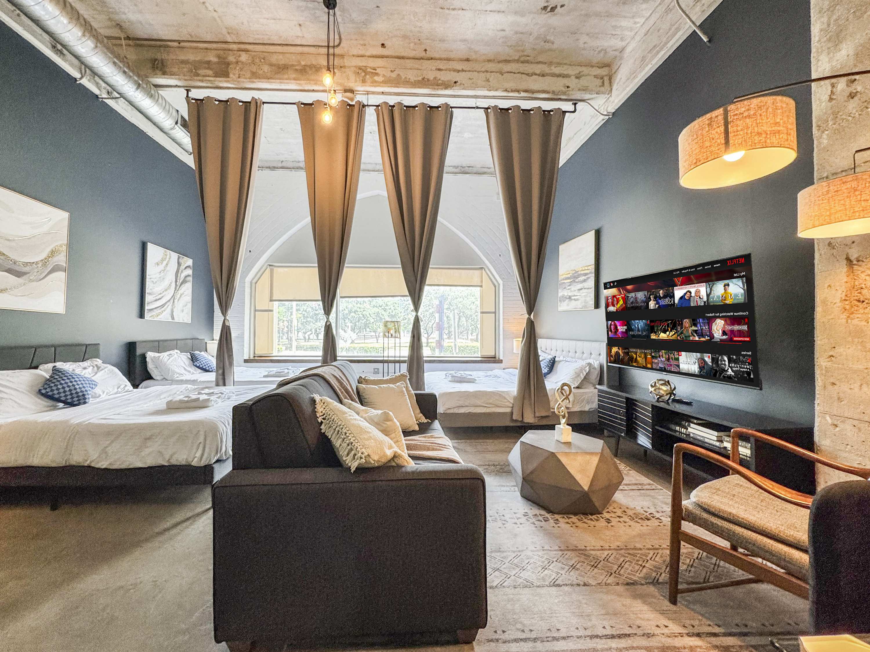 Modern 2bd | Dt Dallas | Sleeps 10 | Valetparking - 댈러스