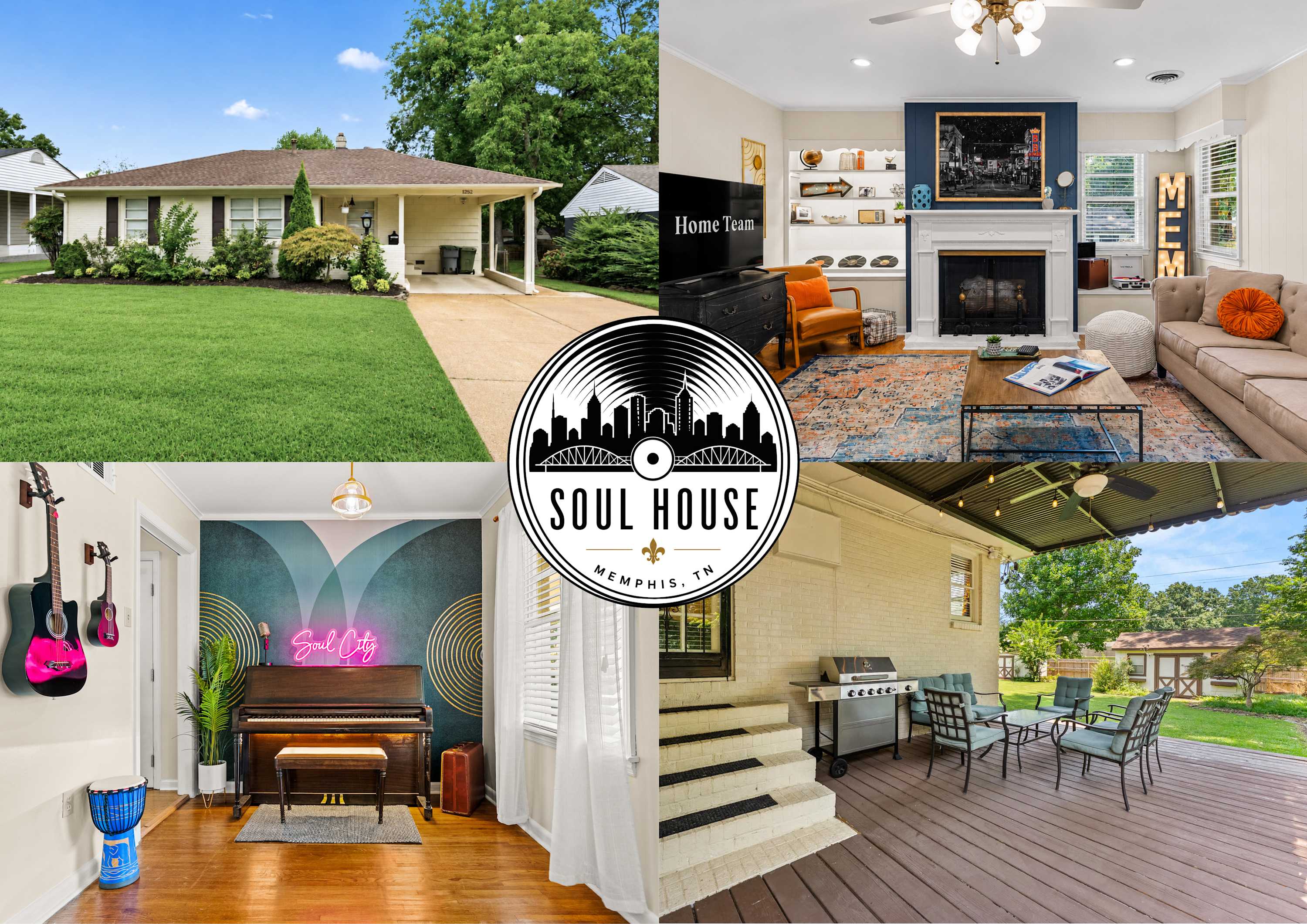 Soul House • A Music Lover's Retreat • Sleeps 7 - Memphis, TN