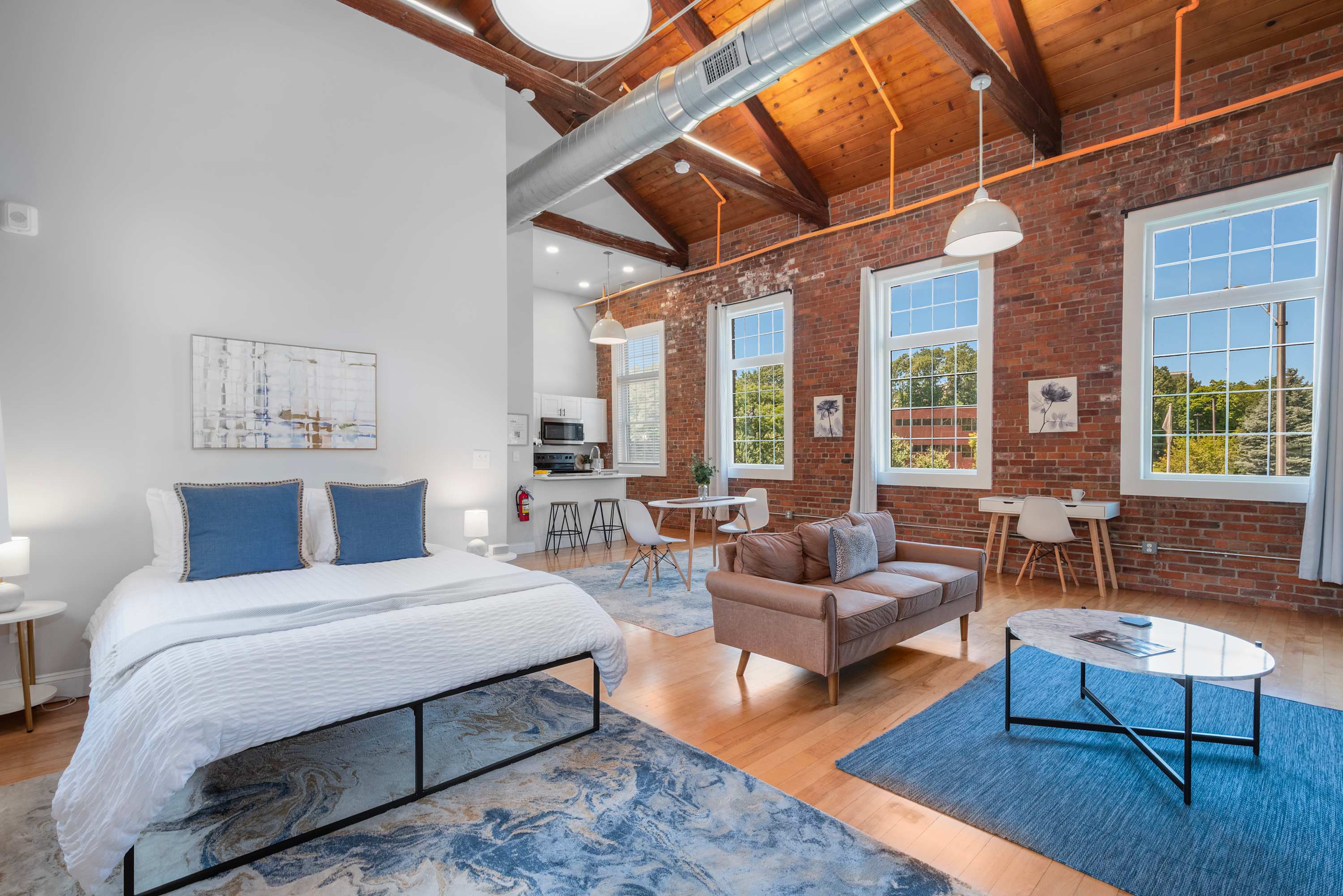 Charming Industrial Loft With Exposed Brick - Stylish Urban Escape - Providence, RI