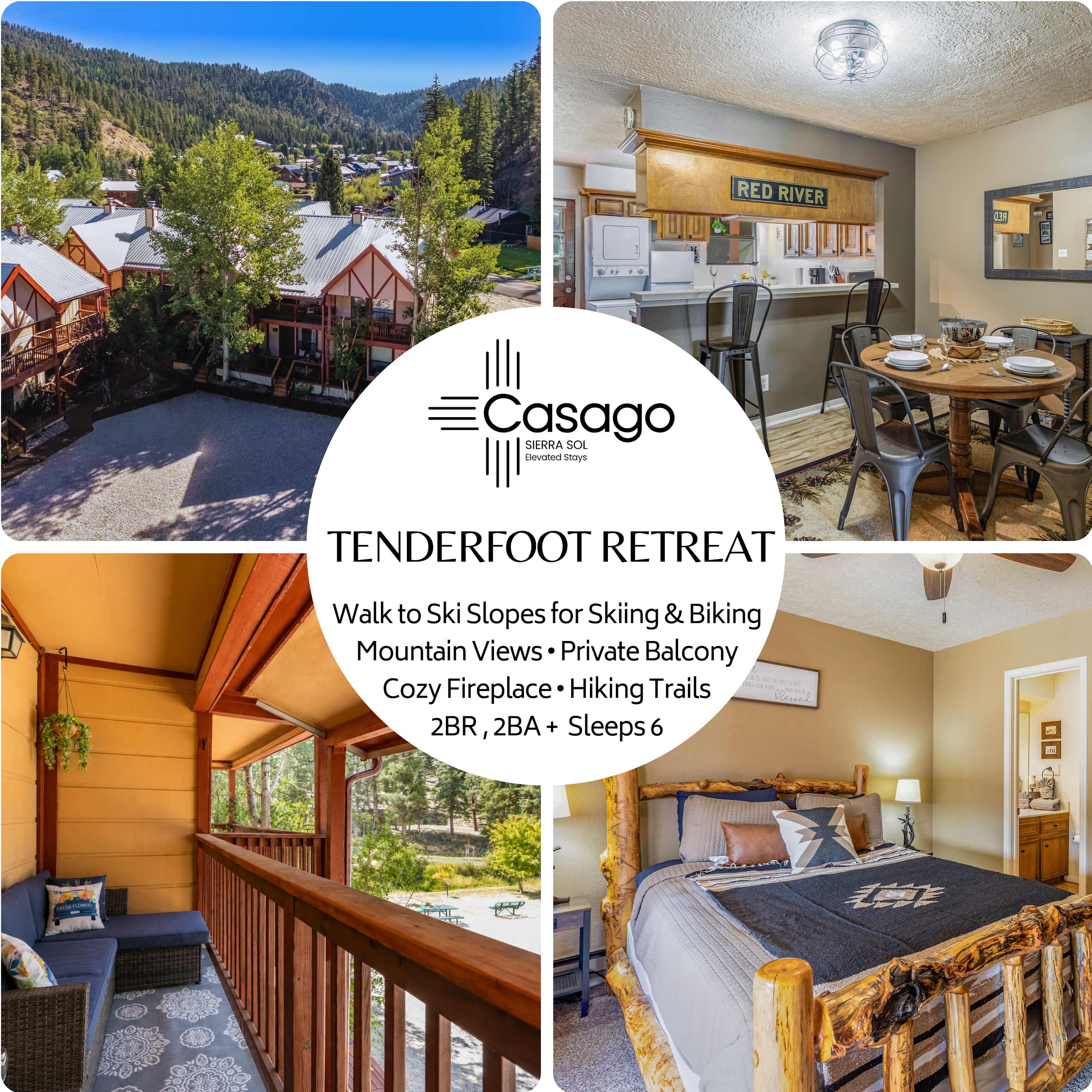 Tenderfoot Retreat - Creekside, Near Ski & Town - Red River, NM