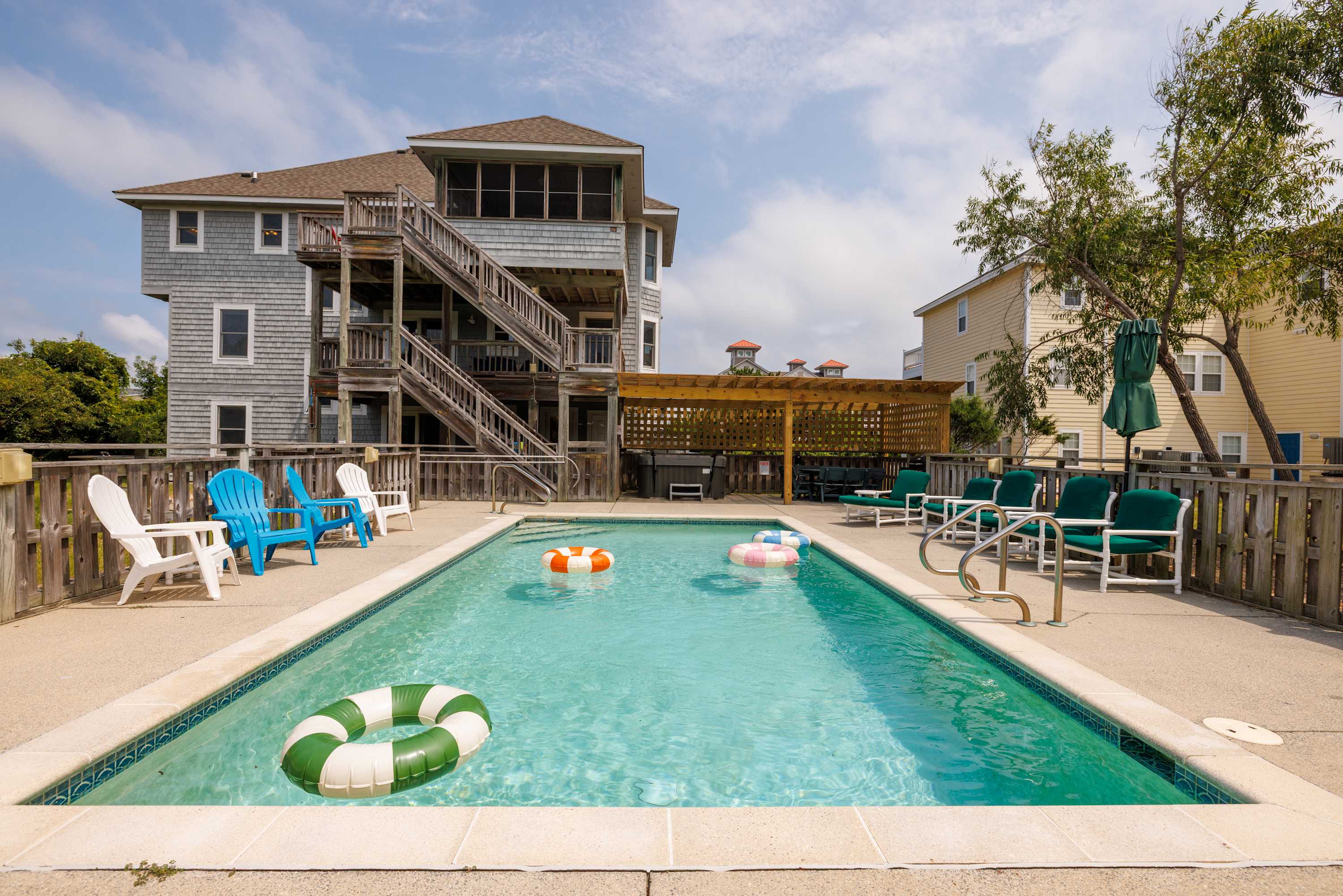 Sojourn 6bd Semi Oceanfront, Pool, Hot Tub, Views - Corolla, NC