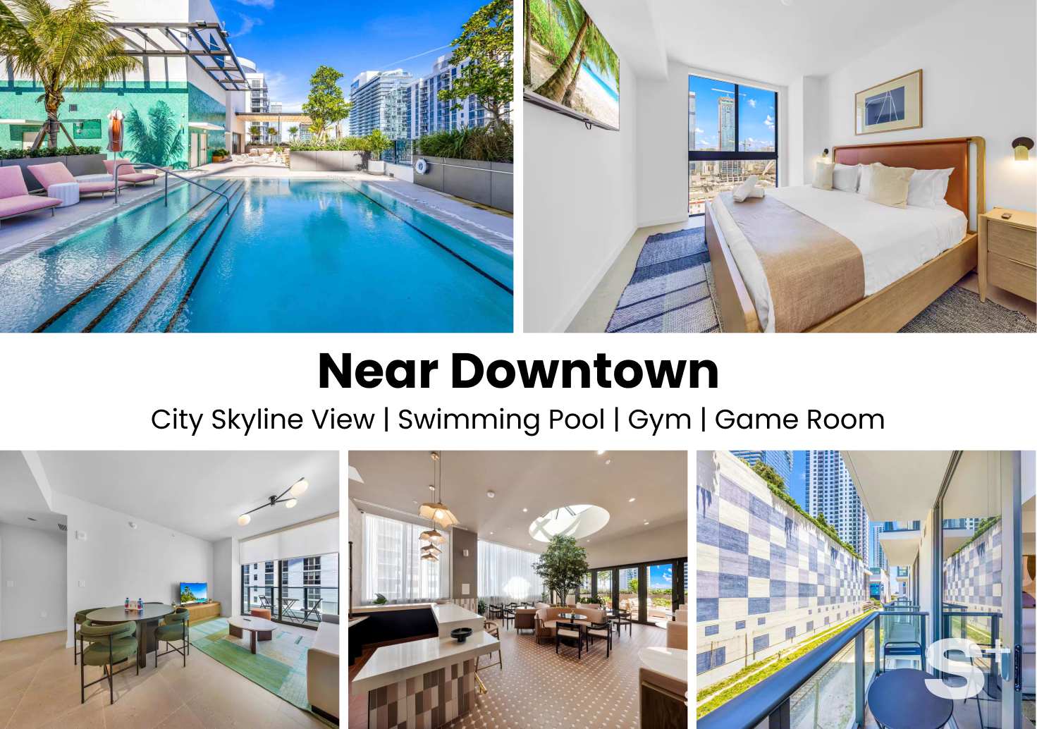 Luxe 1-br At Miami Worldcenter | Skyline - The Bahamas