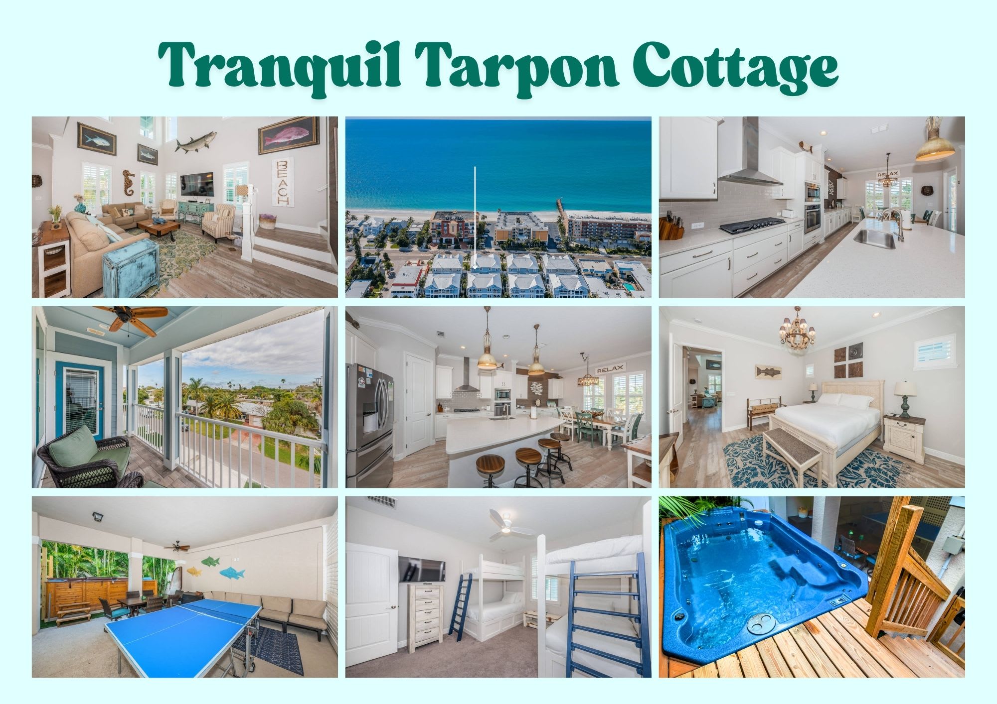 Tranquil Tarpon 4br Cottage With Swim Spa - Redington Beach, FL