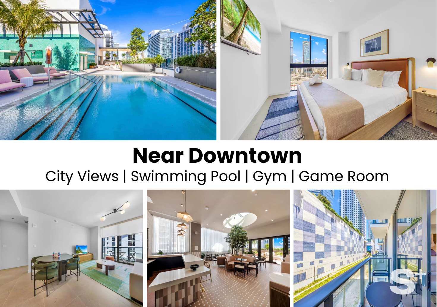 Luxe 1-br At Miami Worldcenter | City View - Bahamas